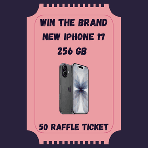 Win the brand new iPhone 17 256 GB 50 Raffle Ticket 📱 - WinJourney FREE ...